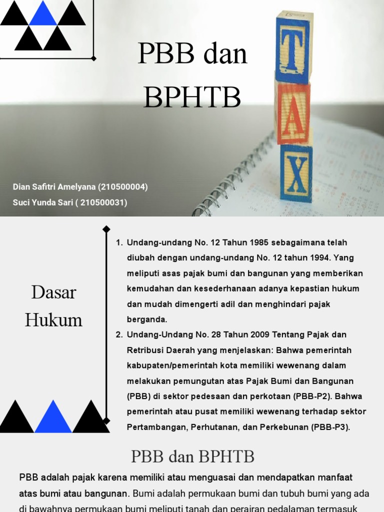 PBB Dan BPHTB | PDF