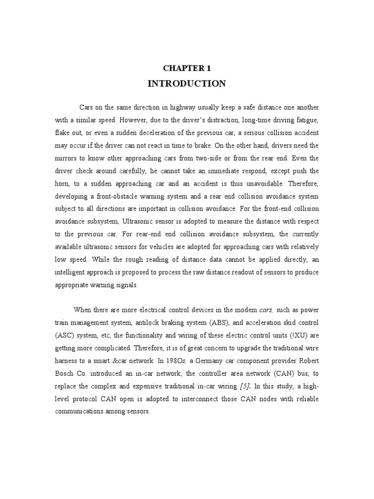 CAN Based Accident Avoidance | PDF | Kalman Filter | Arm Architecture