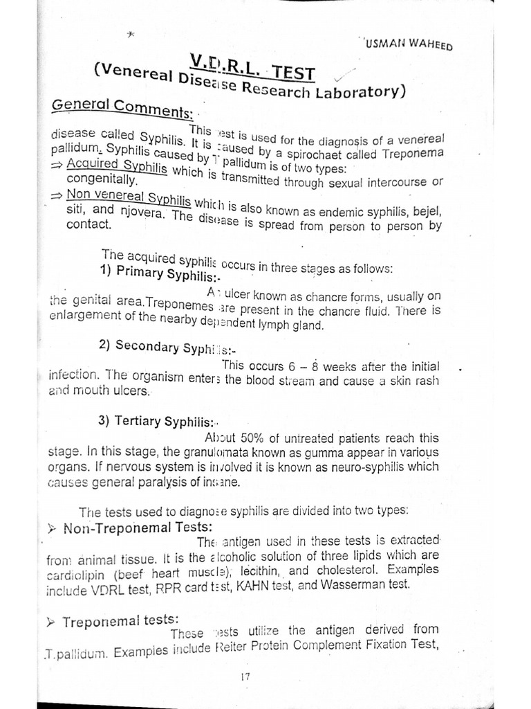 VDRL | PDF