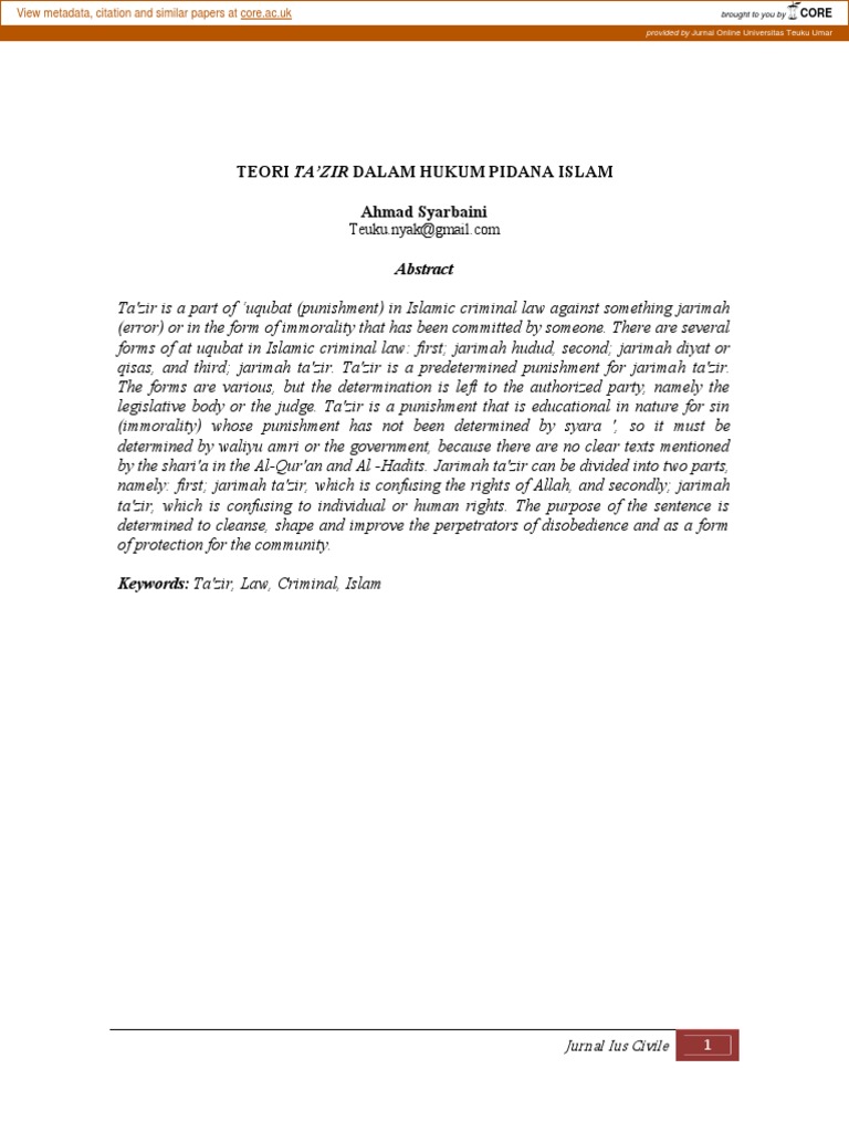 Takziran | PDF | Filsafat | Agama & Spiritualitas