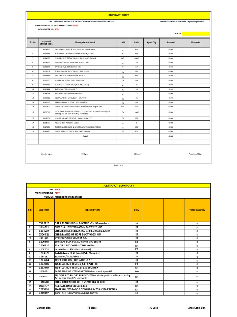 IBD Bill Format Jio | PDF