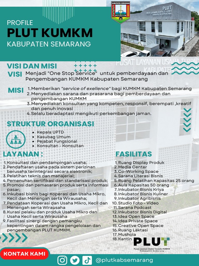 Fasilitas dan Layanan PLUT Semarang | PDF