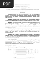 Annex "B" - Barangay Inventory and Turnover Form No. 1 Initial Inventory of BPFRDs | PDF | Business
