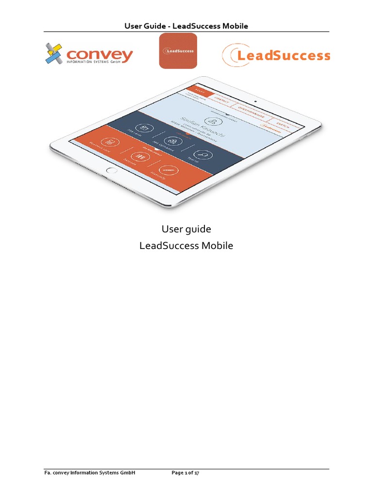 User Guide LeadSuccess APP EN | PDF | Qr Code | Mobile App