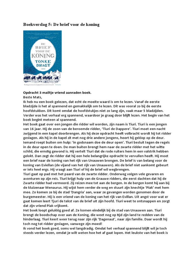 Boekverslag 5 | PDF