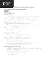 Fisa de Progres Individual Prescolari | PDF
