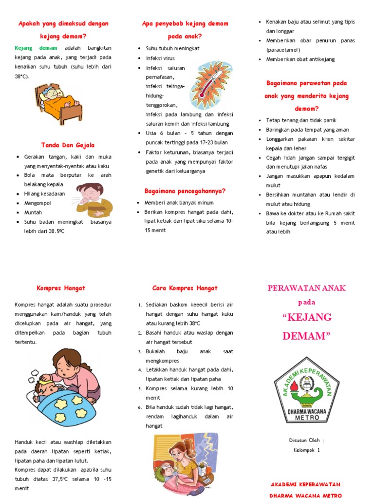 Leaflet Kejang Demam | PDF