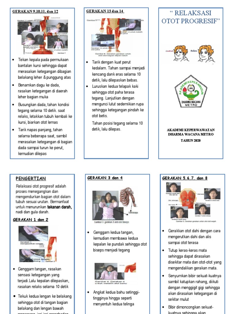Leaflet Relaksasi Otot Progresif 1 | PDF