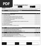 Fire Drill Checklist | PDF | Emergency Evacuation | Safety