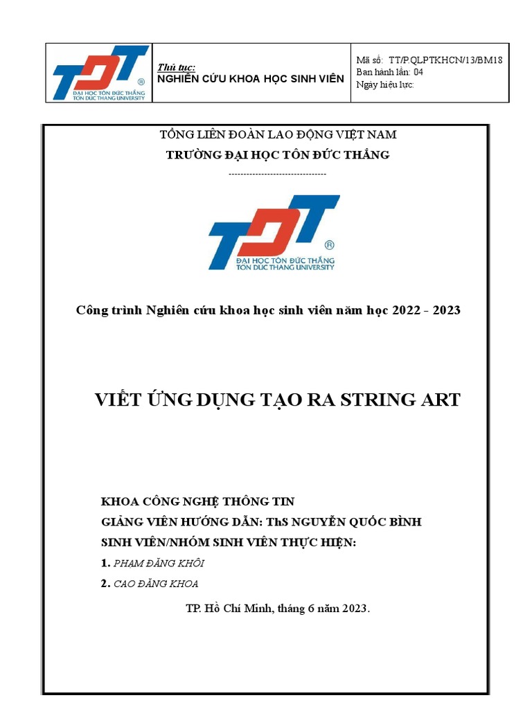 10 - BM18 - Viet Phan Mem Tao Ra String Art | PDF