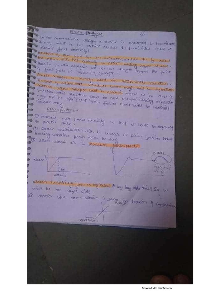 Plastic Analysis Notes Ies Master CJ | PDF