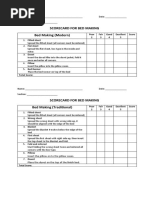 Housekeeping Attendant Daily Assignment Sheet | PDF
