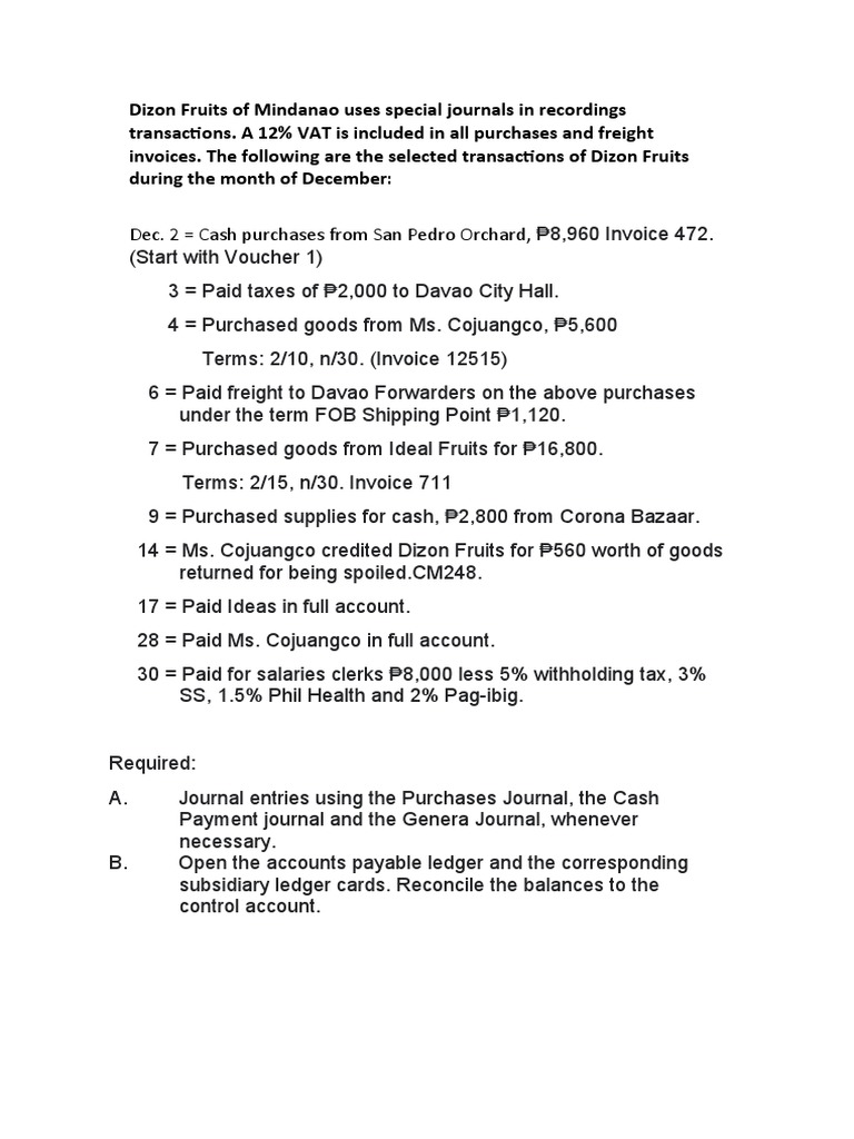 Dizon Fruits | PDF | Finance & Money Management | Law