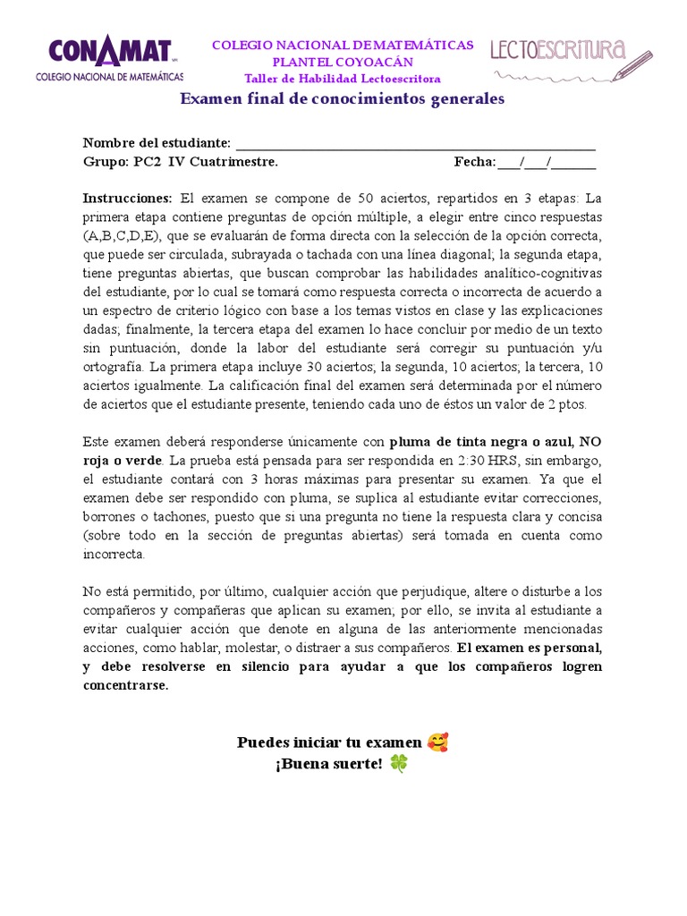 Examen Final P2. HabLecto | PDF | Poesía | Vanguardia