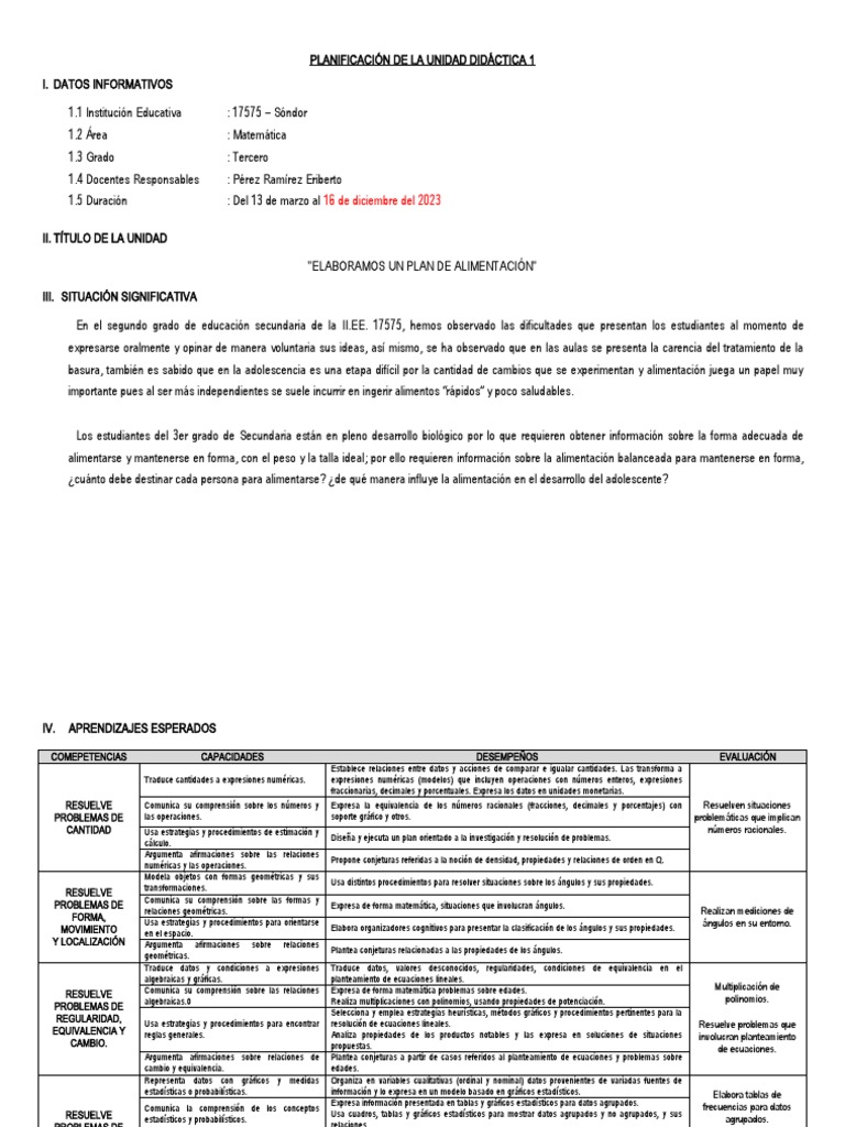 Mat3 Unidad1 | PDF | Ecuaciones | Linealidad