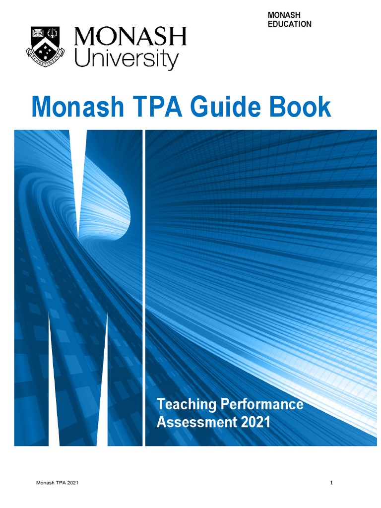 Monash Tpa Guide Book 2021 Pdf