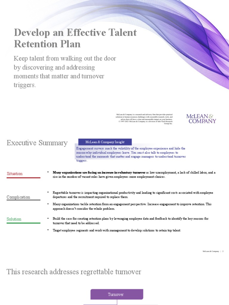01 Develop An Effective Talent Retention Plan Storyboard | PDF ...
