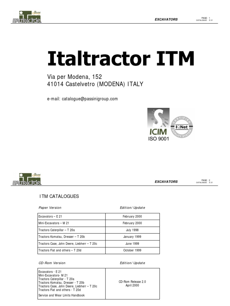 Excav | PDF | Tractor | Engineering