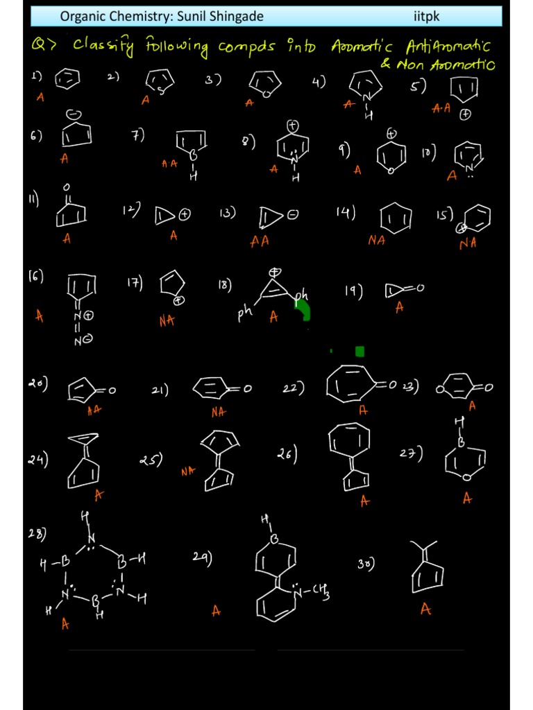 Aromatic questions | PDF