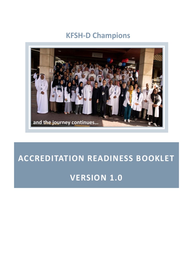 Accreditation Readiness Checklist 2022 | PDF | Patient | Informed Consent