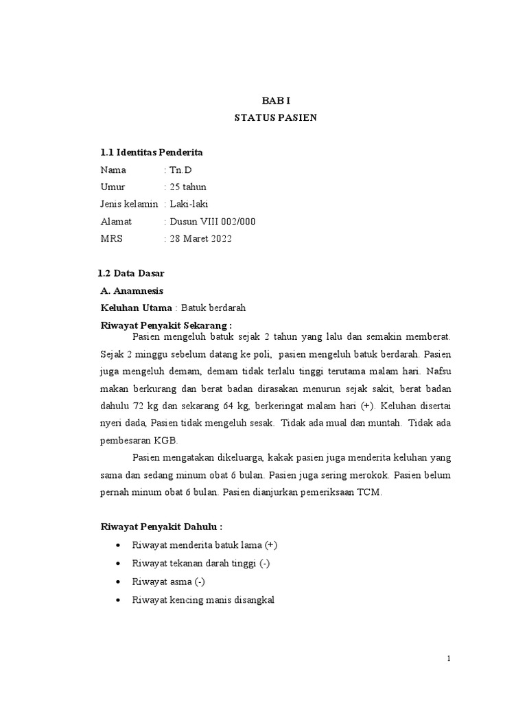 Laporan Kasus Iship DWI | PDF