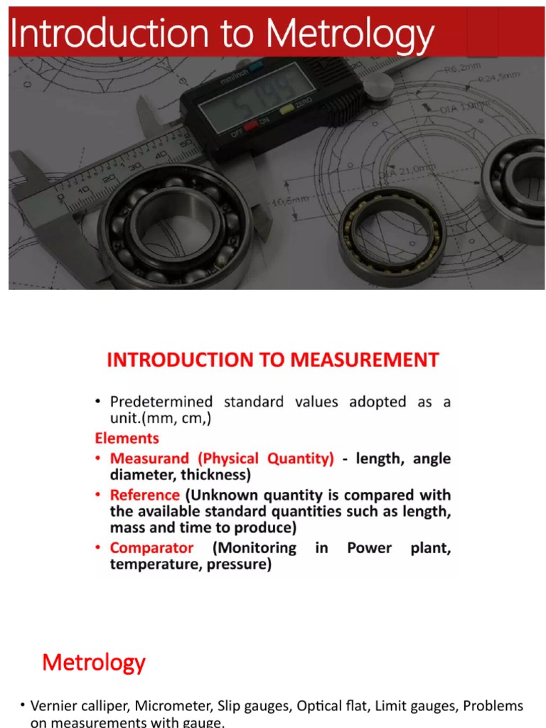 Metrology PPT | PDF