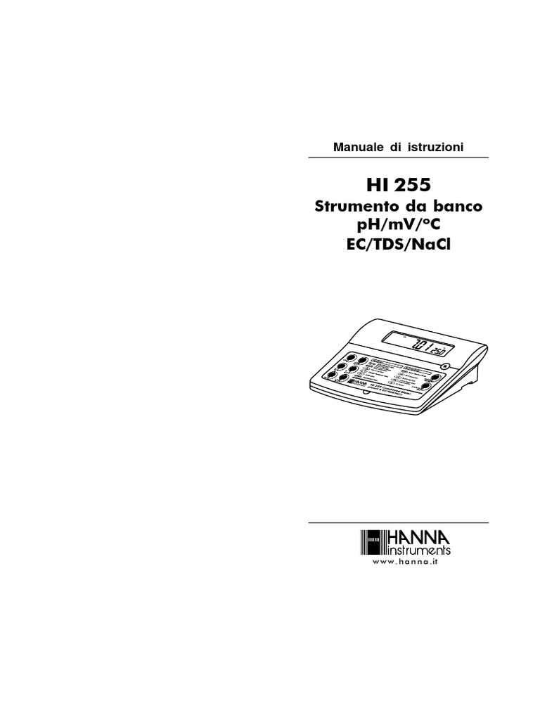 Manual HI 255 | PDF