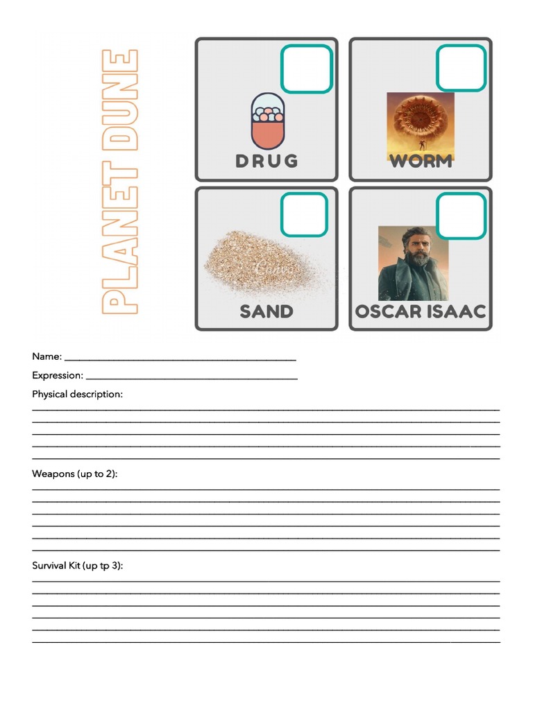Character sheet_DUNE | PDF