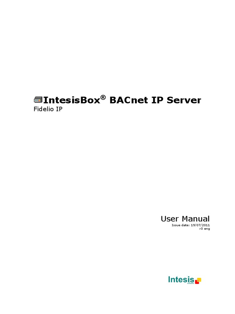 Intesisbox Ibox-Bac-Fidelio User Manual en | PDF