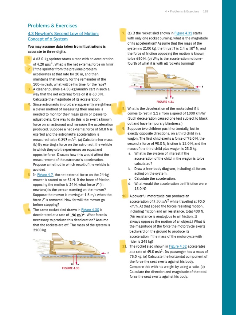 College Physics Forces-1 | PDF | Force | Acceleration