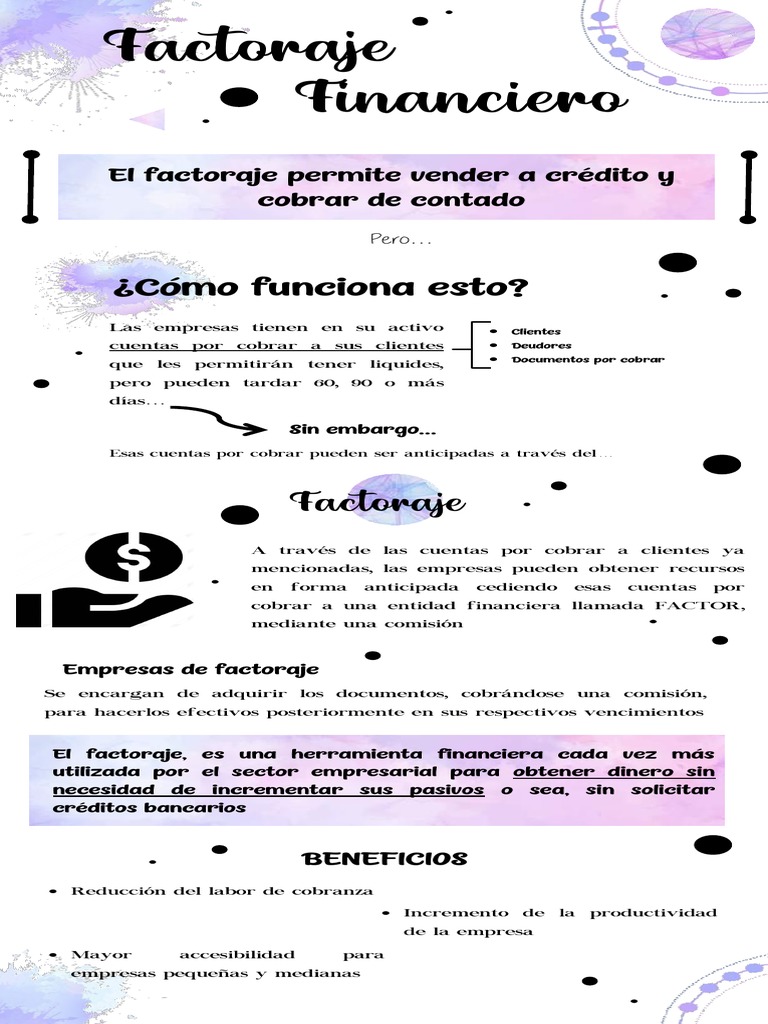 Infografia de Factoraje Financiero | PDF