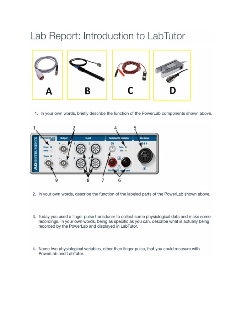Understanding PowerLab Components | PDF