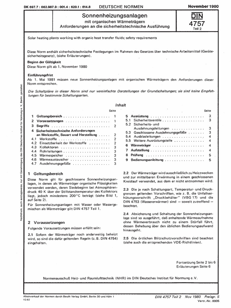 Din 4757-2 1980-11 | PDF