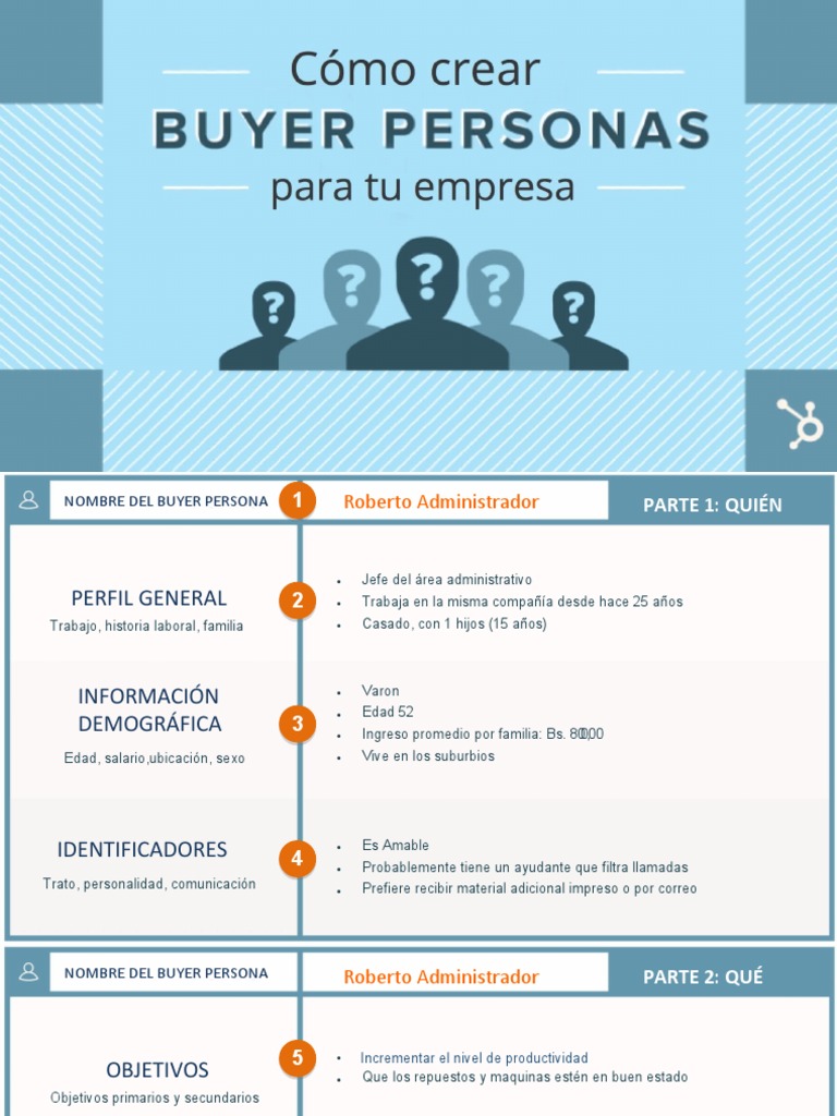 Plantilla Buyer Persona Practica | PDF | Marketing | Business