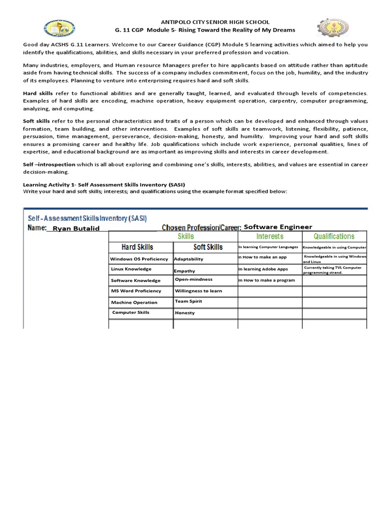 CGP Module 5 | PDF | Career & Growth