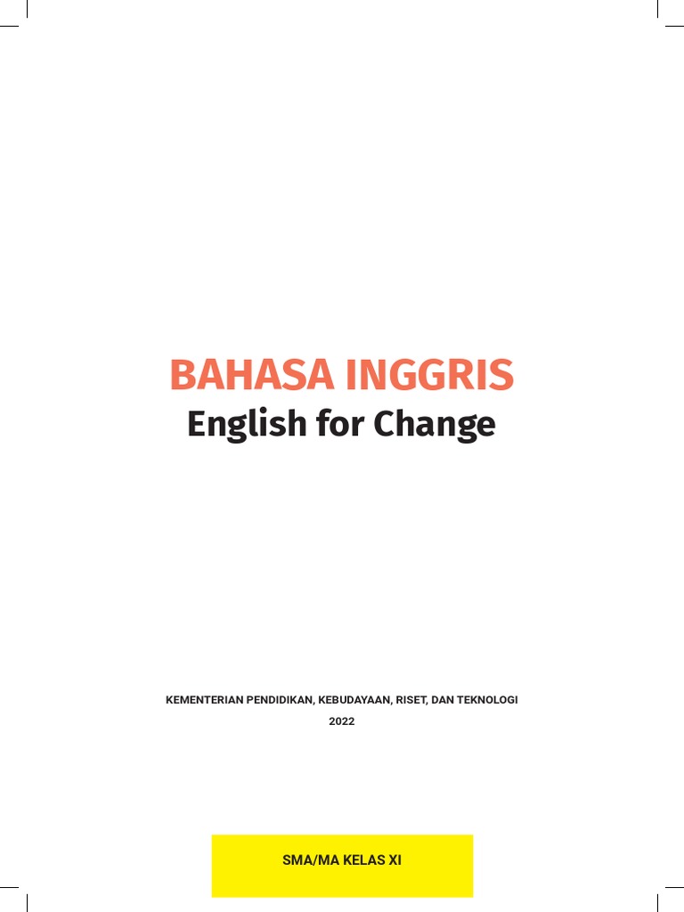 Bahasa Inggris BS KLS XI Efc | PDF