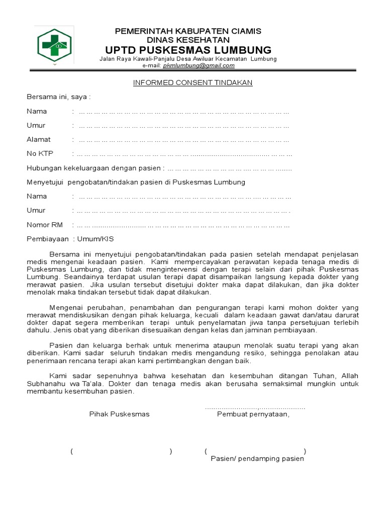 Form Informed Consent | PDF