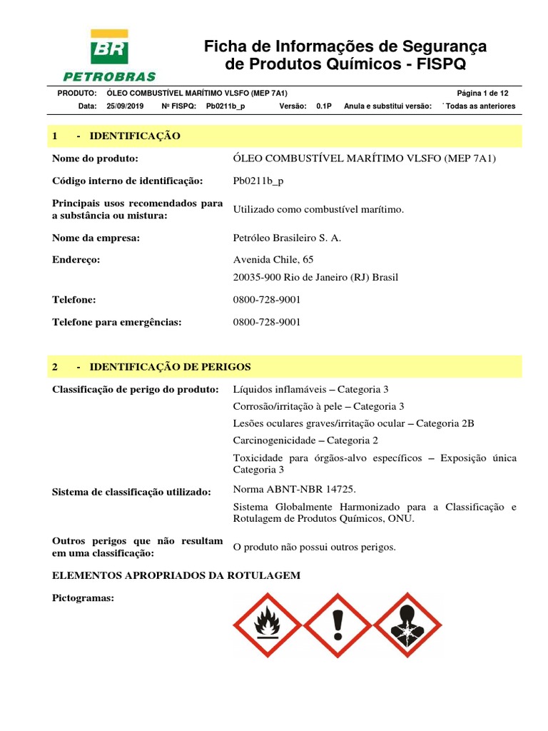 Fispq Vlsfo | PDF | Solubilidade | Petróleo