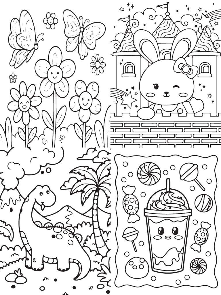 Outline Mewarnai TK / SD | PDF