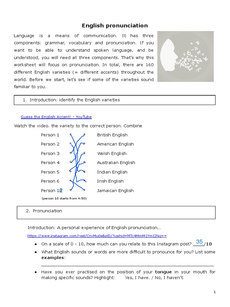 English Pronunciation Class-2023 | PDF | English Language | Stress (Linguistics)
