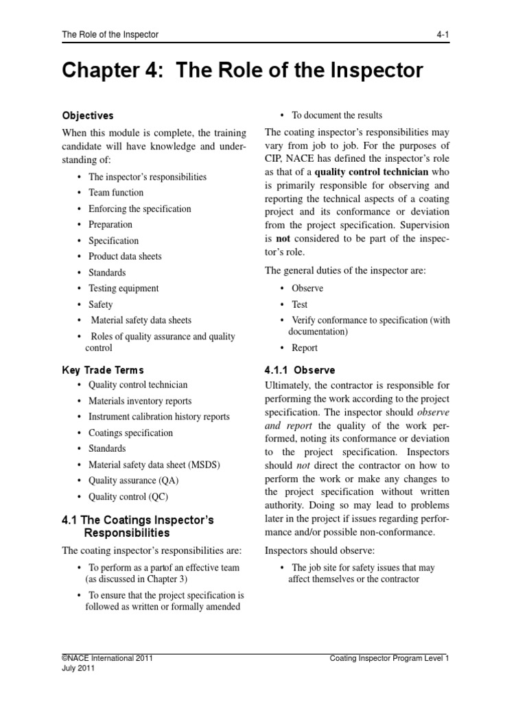 Coating Inspector Program Level 1 Studen 1 | PDF | Quality Assurance ...