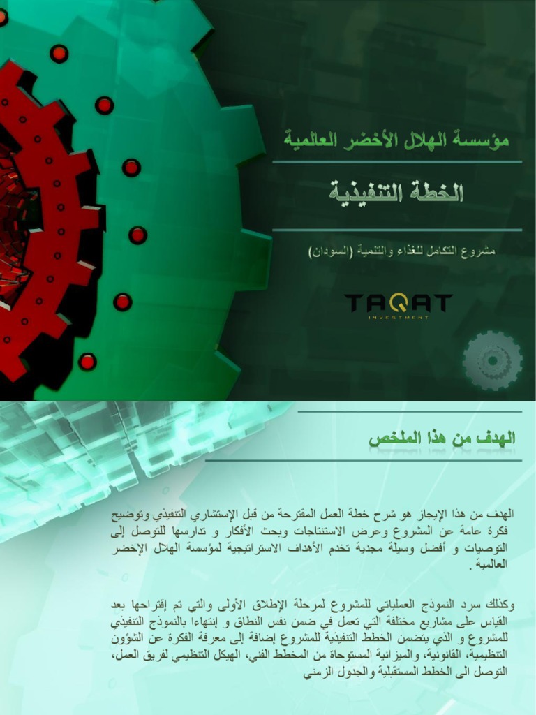 GC Action Plan - Sudan Project | PDF