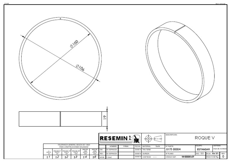 0175 00004 - PLANCHA DE JEBE 1-8''x3-4''x322 | PDF