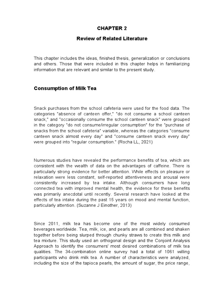 Chapter2 RRL | Download Free PDF | Behavior | Marketing