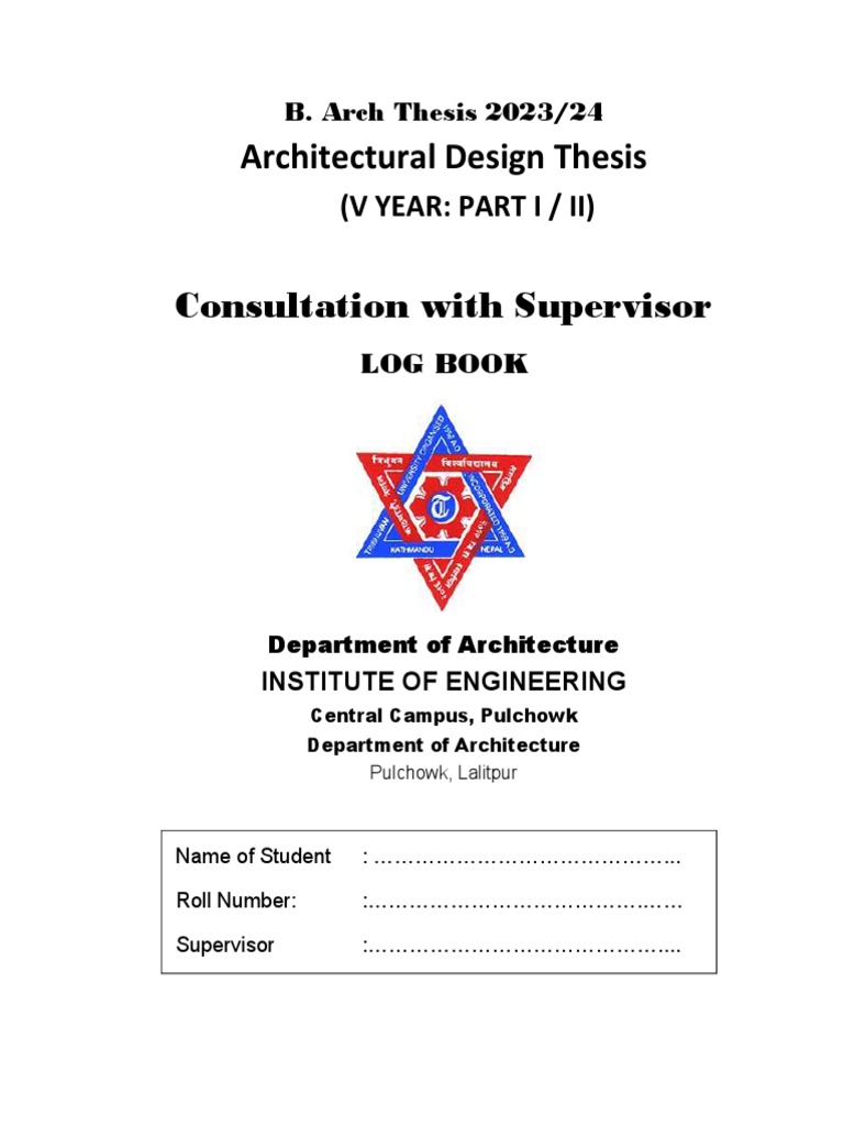 Thesis LOG BOOK | PDF | Thesis | Information Technology