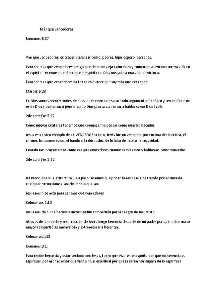 Vida Victoriosa en el Espíritu | PDF