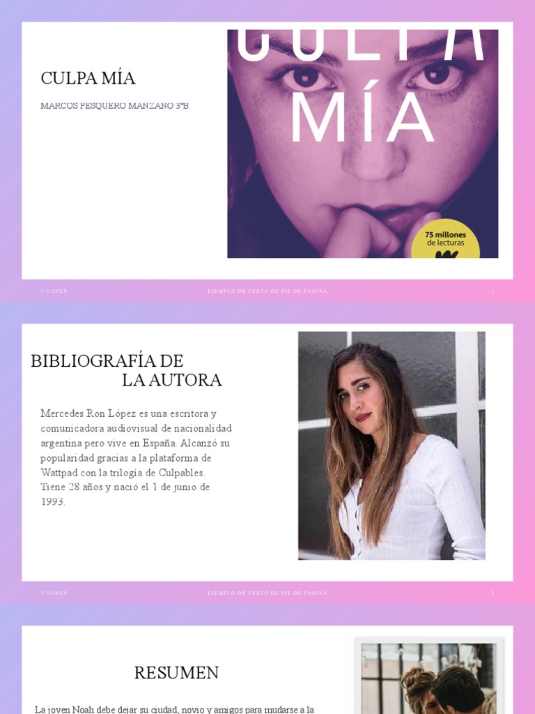 Culpa Mia | PDF