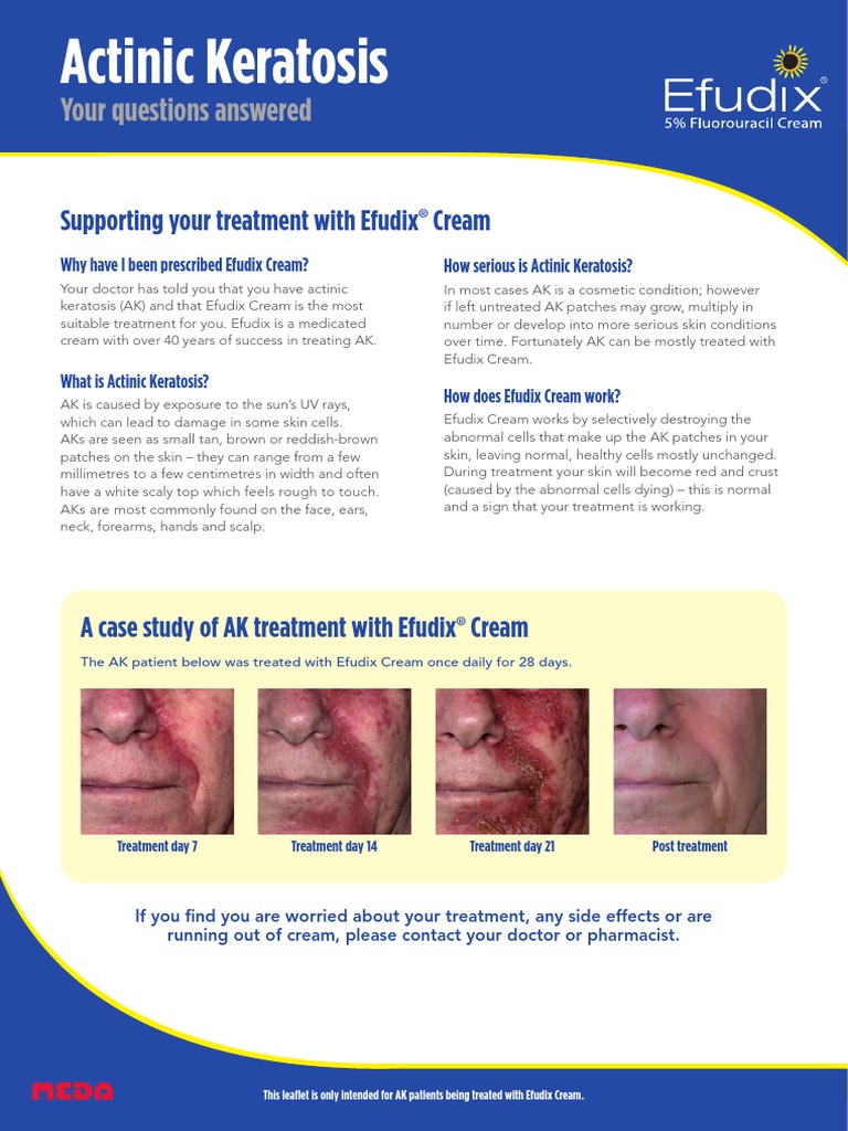 Efudix-leaflet--with-pictures- | PDF | Sunscreen | Clinical Medicine