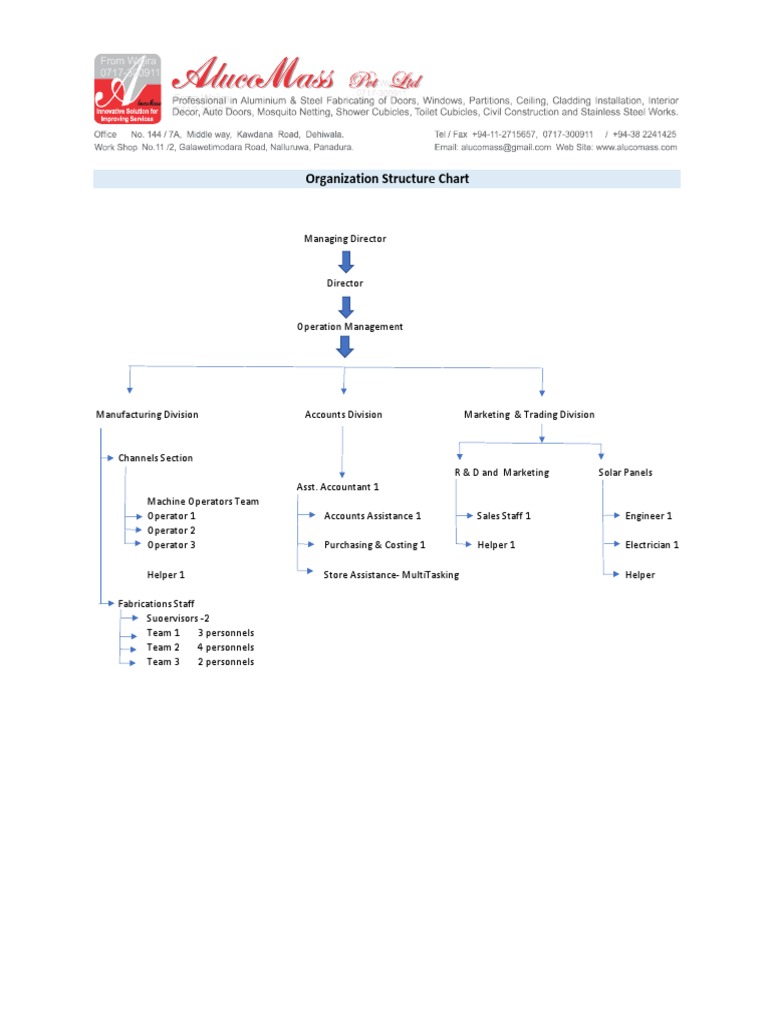 Organizational Structure Overview | PDF