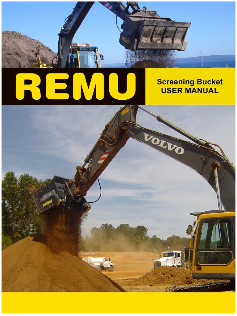 operatorsmanual-screening-bucket-remu-a413784 | PDF